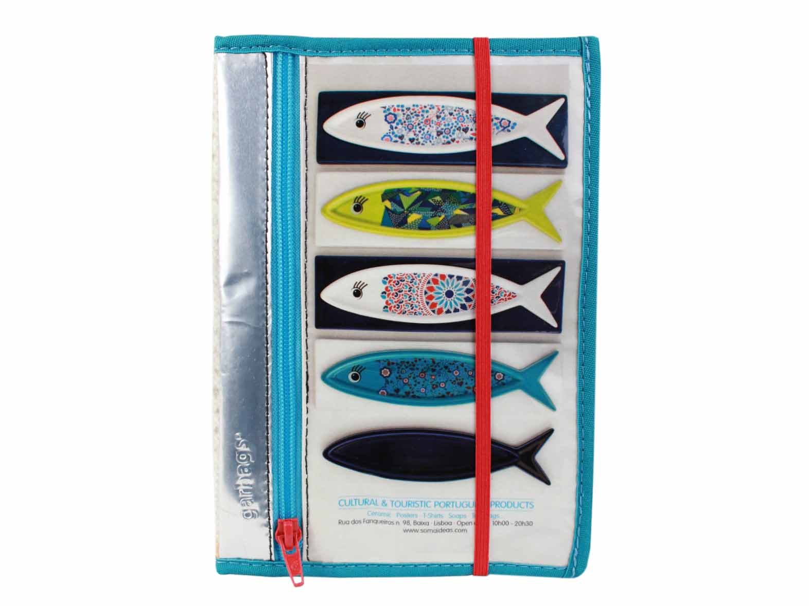 notebook A5 *lisbon exclusive* blue sardines – Garbags