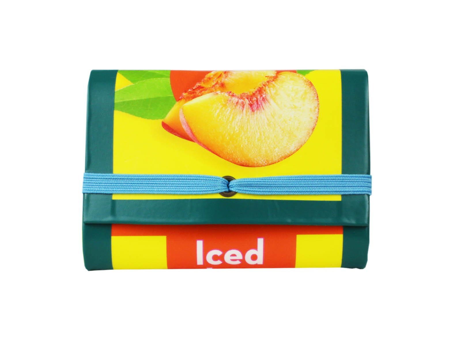 elastic wallet tetrapak peach iced tea green – Garbags